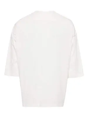 CROQUIS Crew-neck Cotton T-shirt