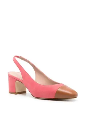 SCAROSSO Miranda 65mm Slingback Pumps - Pink