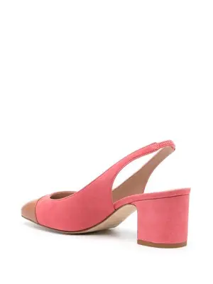 SCAROSSO Miranda 65mm Slingback Pumps - Pink