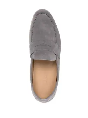 SCAROSSO Luciano Penny Loafers - Grey