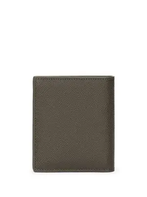 Dolce & Gabbana Logo-plaque Leather Cardholder - Green