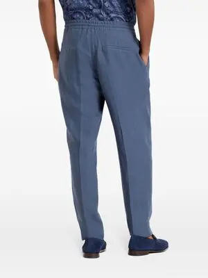 Brunello Cucinelli Linen Straight-leg Trousers