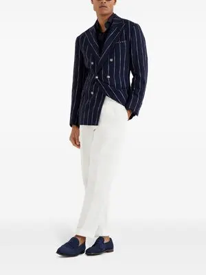 Brunello Cucinelli Striped Double-breasted Blazer