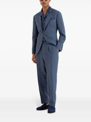 Brunello Cucinelli Single-breasted Linen Blazer