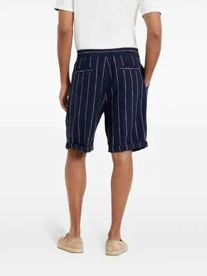 Brunello Cucinelli Pinstriped Bermuda Shorts