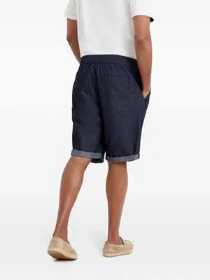 Brunello Cucinelli Drawstring-waist Denim Shorts