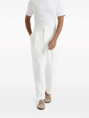 Brunello Cucinelli Tailored Cotton Trousers