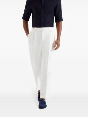Brunello Cucinelli Straight-leg Cotton Trousers