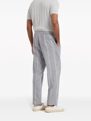 Brunello Cucinelli Vertical-striped Tapered Trousers