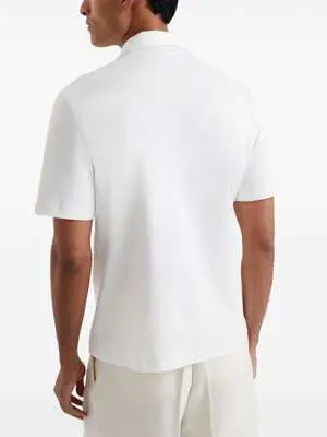 Brunello Cucinelli Logo-print Cotton Shirt