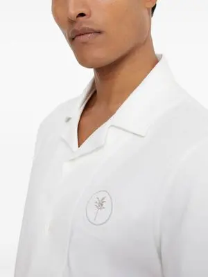 Brunello Cucinelli Logo-print Cotton Shirt