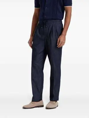 Brunello Cucinelli Straight-leg Chambray Jeans