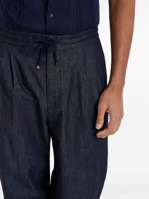 Brunello Cucinelli Straight-leg Chambray Jeans