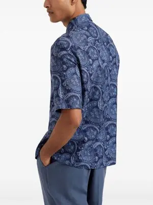 Brunello Cucinelli Paisley-print Cotton Shirt