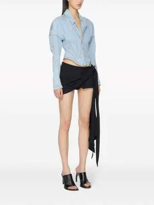MUGLER Corset Denim Jacket