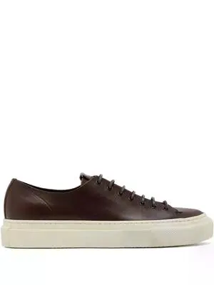 BUTTERO® Leather Sneakers - Brown