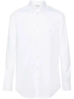 Etro Pegaso-embroidered Poplin Shirt