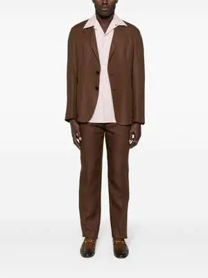 Zegna Single-breasted Linen Blazer