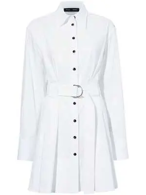 Proenza Schouler Long-sleeve Shirt Dress - White