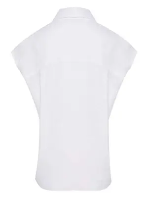 Vince Short-sleeve Linen Shirt