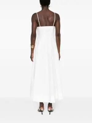 Simkhai Kittiya Cotton Midi Dress - White