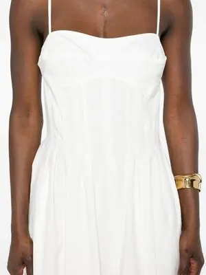 Simkhai Kittiya Cotton Midi Dress - White