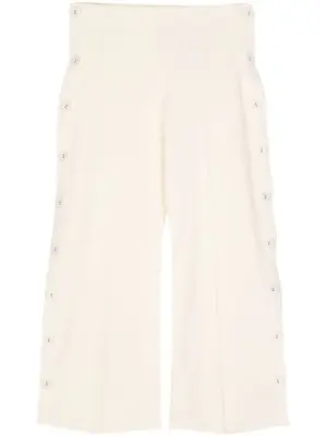 JIL SANDER Side-button Straight-leg Trousers