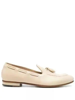 FRANCESCO RUSSO Tassel Leather Loafers