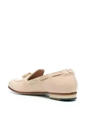 FRANCESCO RUSSO Tassel Leather Loafers