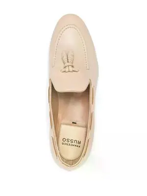 FRANCESCO RUSSO Tassel Leather Loafers