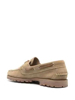 Paraboot Barth Suede Boat Shoes - Neutrals