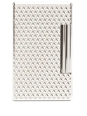 S.t. Dupont Initial Firehead Lighter - Silver