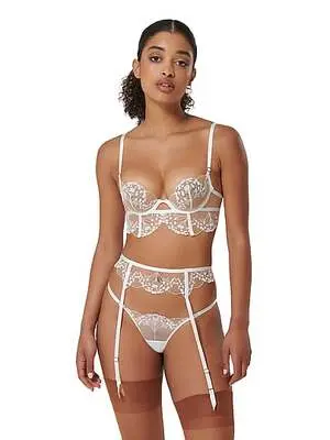 Victoria's Secret Bluebella Marisa Suspender - White,ivory