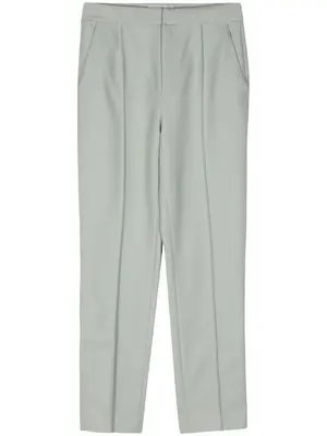 Dice Kayek Pleat-detail Tapered Trousers - Green