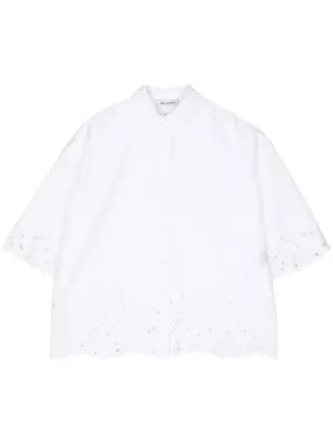 Dice Kayek Embroidered Cotton Shirt