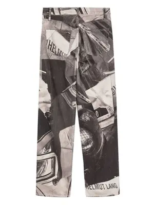 Helmut Lang All-over Photographic-print Jeans