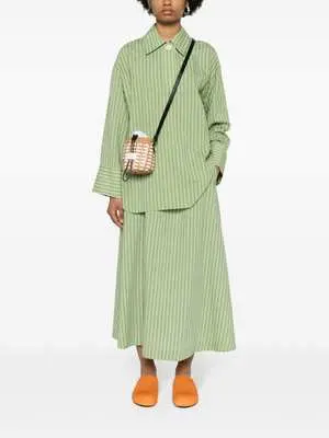 Rodebjer Marla Striped Midi Skirt
