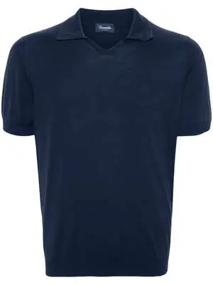 DRUMOHR V-neck Short-sleeve T-shirt - Blue