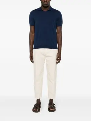 DRUMOHR V-neck Short-sleeve T-shirt - Blue