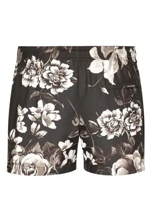 Dolce & Gabbana Floral-print Swim Shorts