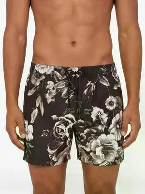 Dolce & Gabbana Floral-print Swim Shorts