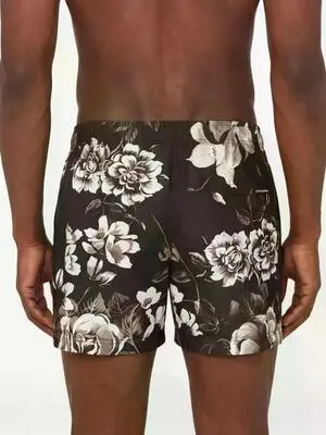 Dolce & Gabbana Floral-print Swim Shorts