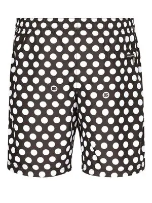 Dolce & Gabbana Polka-dot Swim Shorts