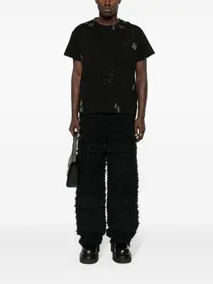 WHO DECIDES WAR Husk Wide-leg Trousers