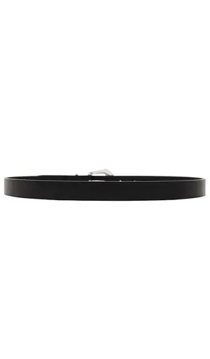 PETIT MOMENTS Slim Rodeo Belt - Silver & Black