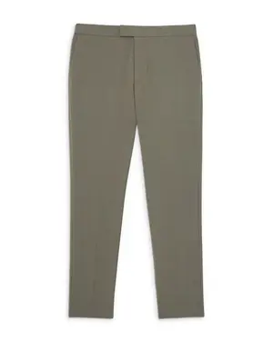 REISS Drawcord Slim Fit Pants - Dark Sage