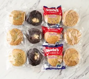 DAVID'S COOKIES 6-oz Individually Wrapped Jumbo Muffins