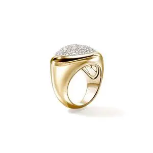 John Hardy Pebble Diamond Ring