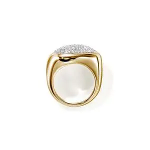 John Hardy Pebble Diamond Ring