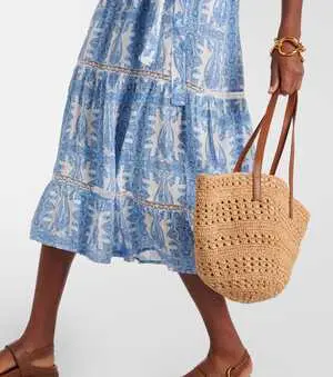 Melissa Odabash Eclipse Printed Midi Dress